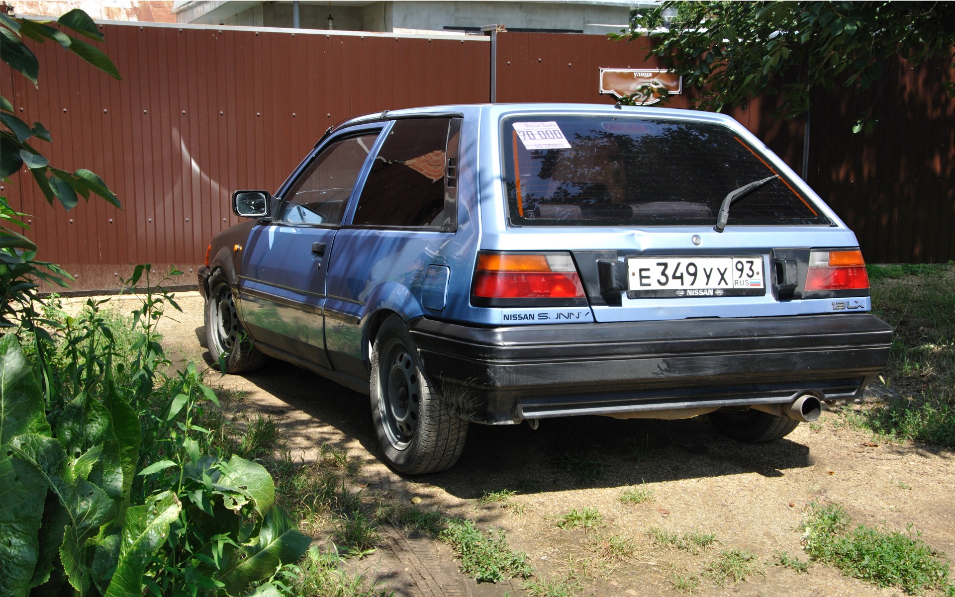 Прикидывал варианты — Nissan Sunny (N13), 1,3 л, 1987 года | стайлинг ...