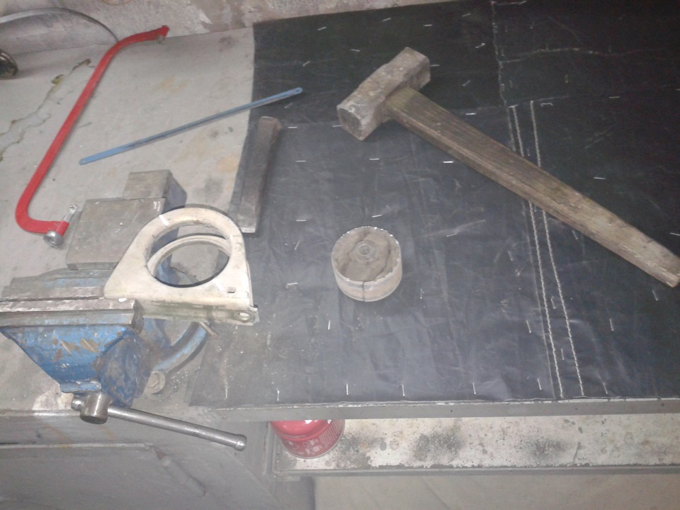 Замена сайленблока в передней опоре. — Chery Elara, 2 л, 2008 года ...