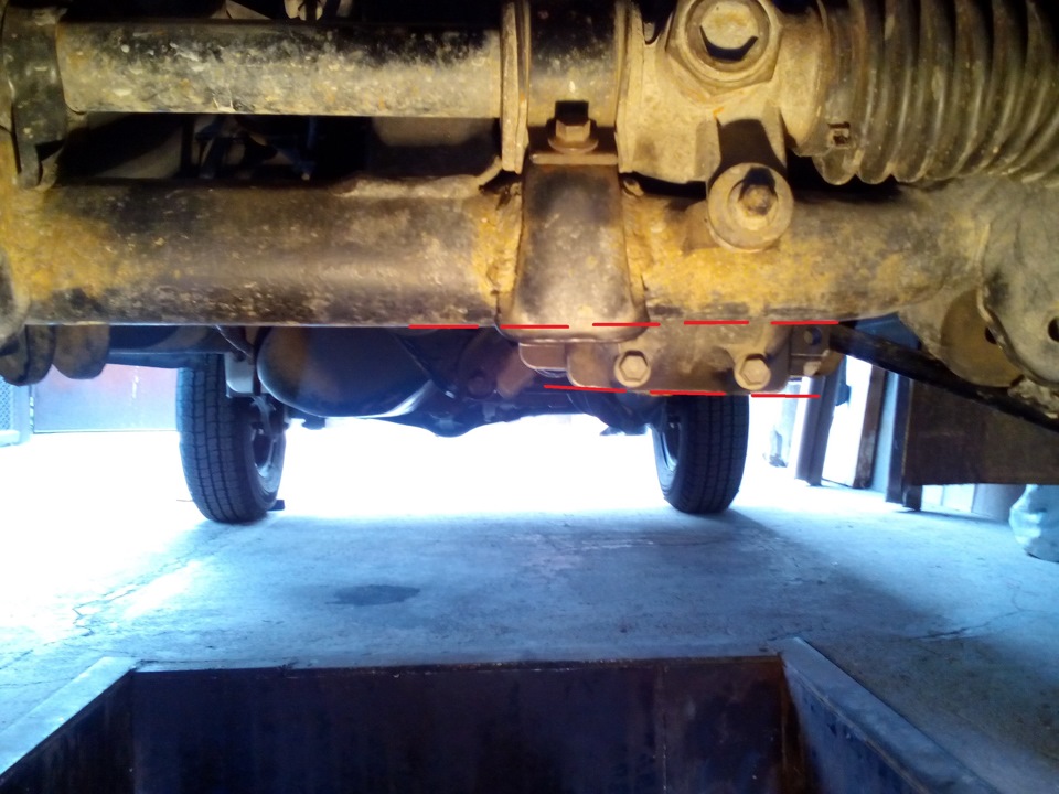 +4 см к клиренсу и появилась проблема :) — Suzuki Every (DA52), 1 л ...