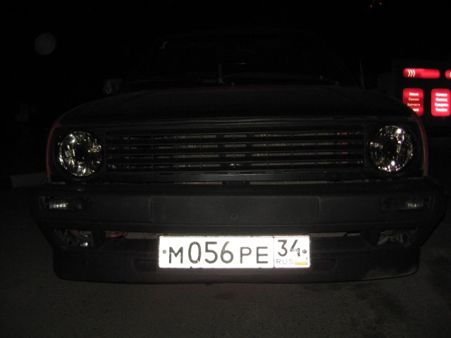 теперь мы кругло глазые)) — Volkswagen Jetta II, 1,8 л, 1990 года ...