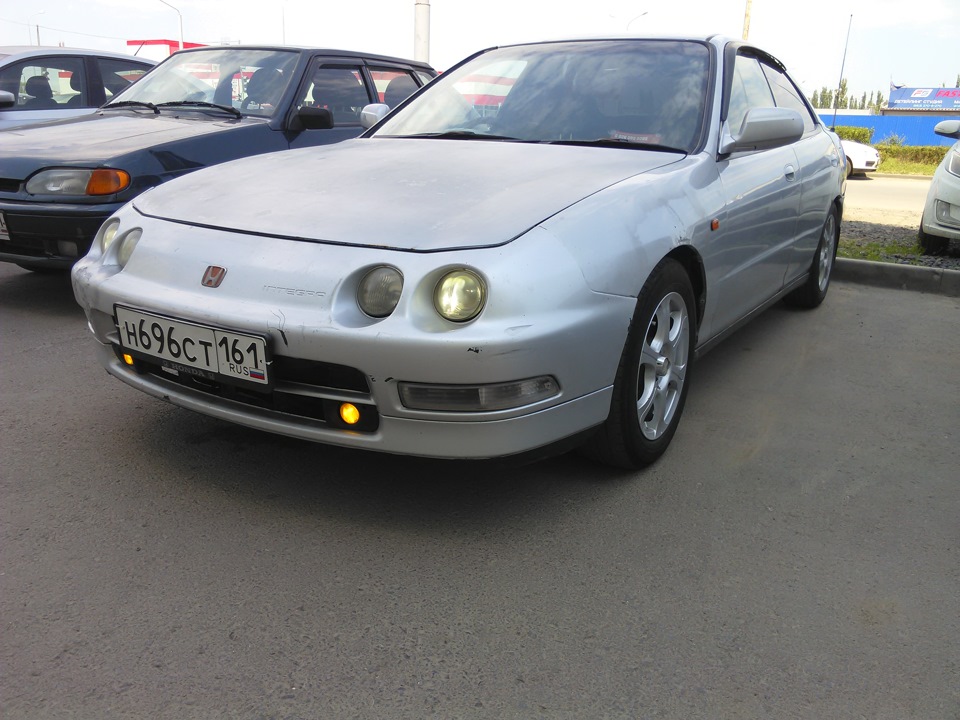 Подключение родных ПТФ для лупатой Honda Integra — Honda Integra (DB6 ...