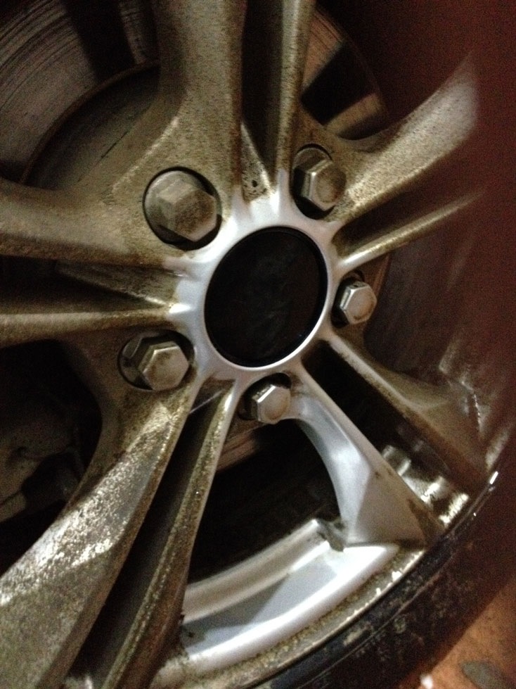 Вставки в диски и колесные гайки — Ford Focus Hatchback III, 1,6 л ...