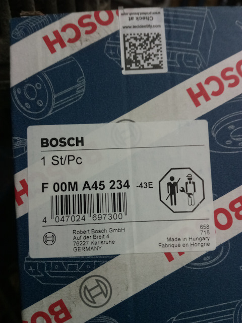 F00MA45234 Регулятор генератора BOSCH | Запчасти на DRIVE2