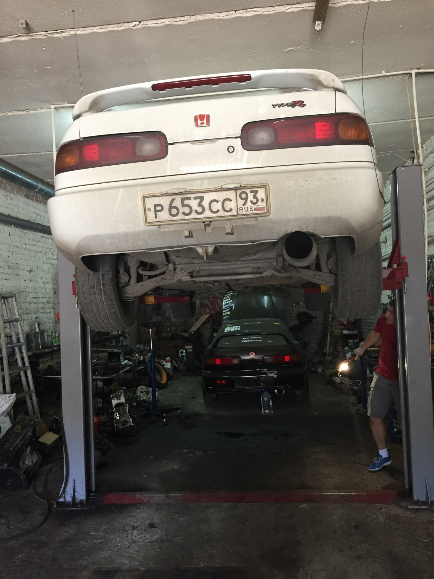 Э эротика лёгкая или мы в сервисе — Honda Integra Type R Dc2 1 8