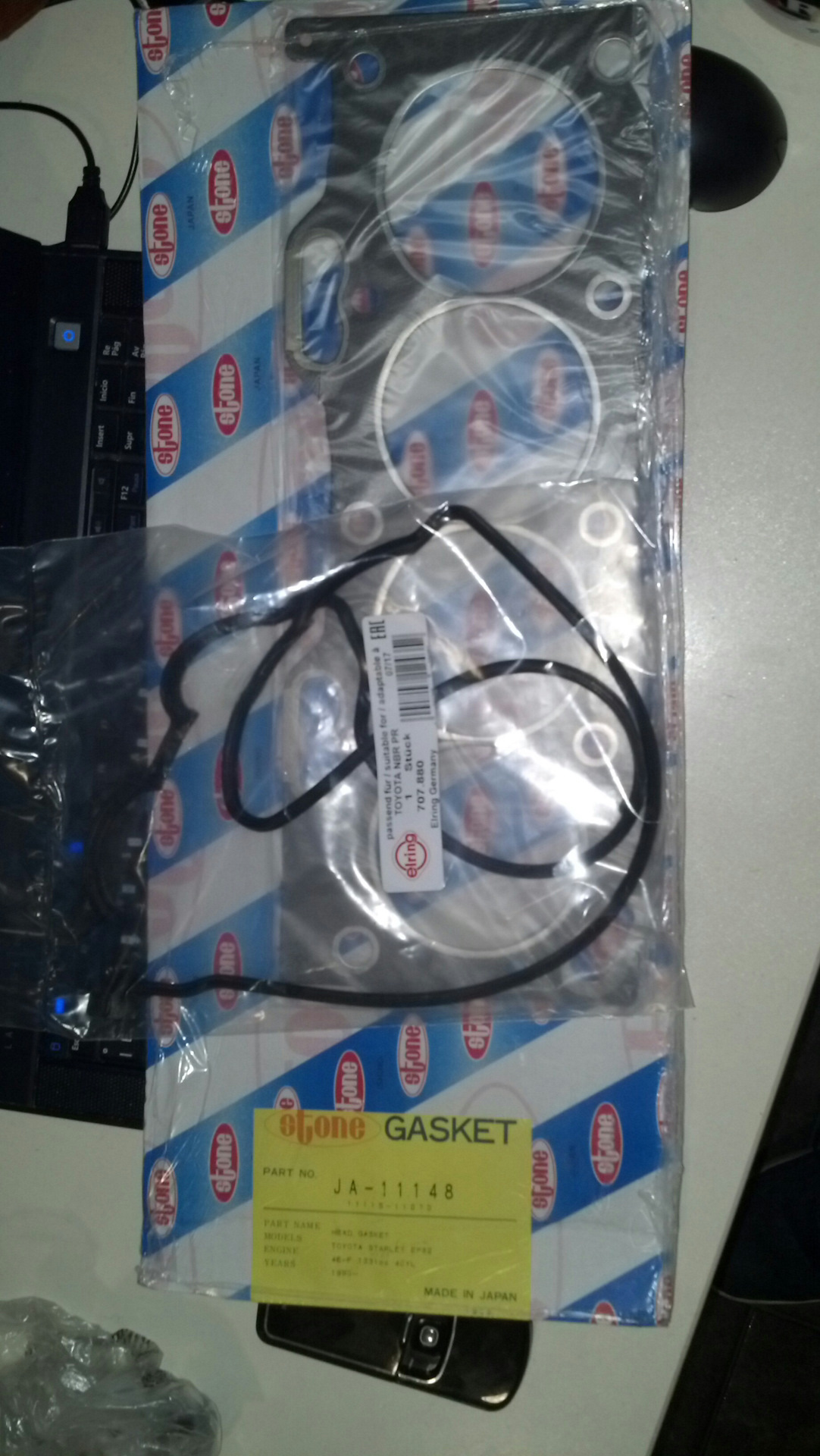 вскрытие гбц — Toyota Starlet (70), 1,3 л, 1988 года | визит на сервис ...