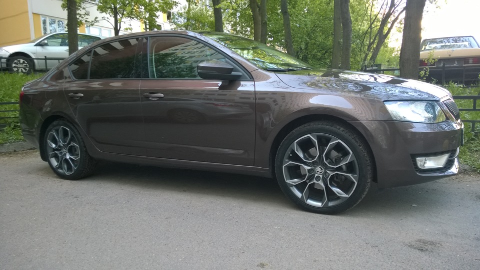 xtreme внедрены. Первая окташа в Мурманске r19 — Skoda Octavia A7 Mk3, 1,8 л, 2014 года ...