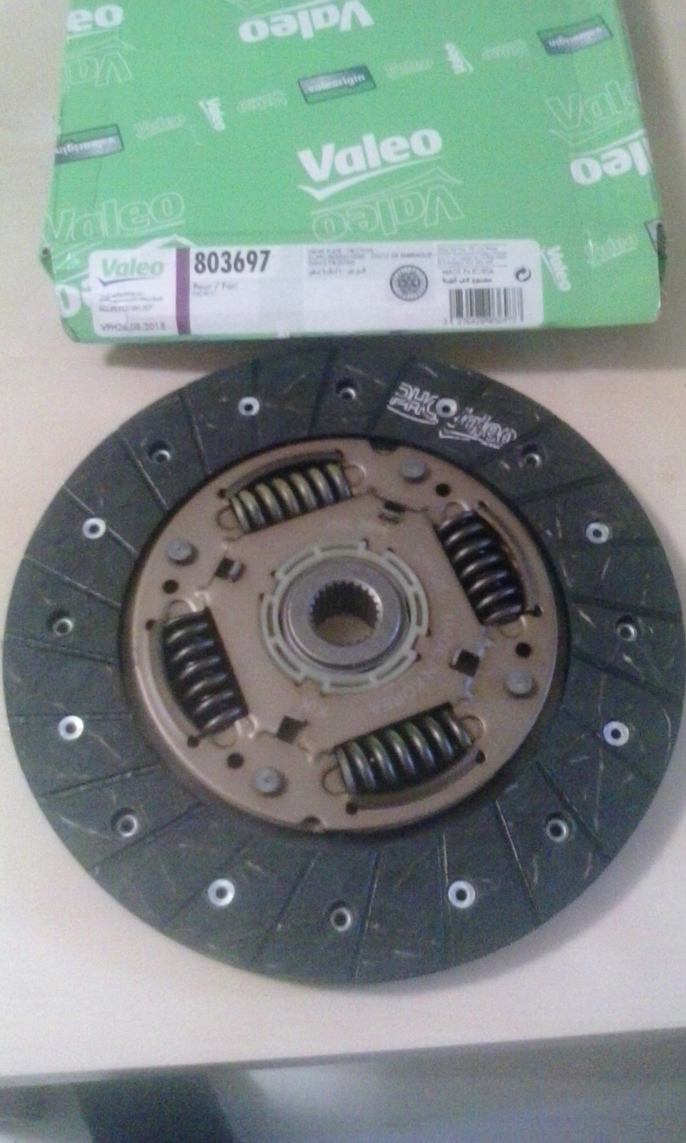 803697 Диск сцепления Valeo | Запчасти на DRIVE2