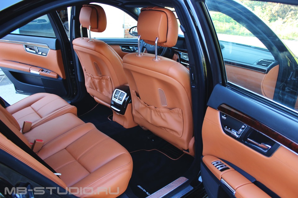 Новый интерьер Mercedes-Benz S-class (W221). Салон DESIGNO из высокосортной Nappa fur MB от MBS ...