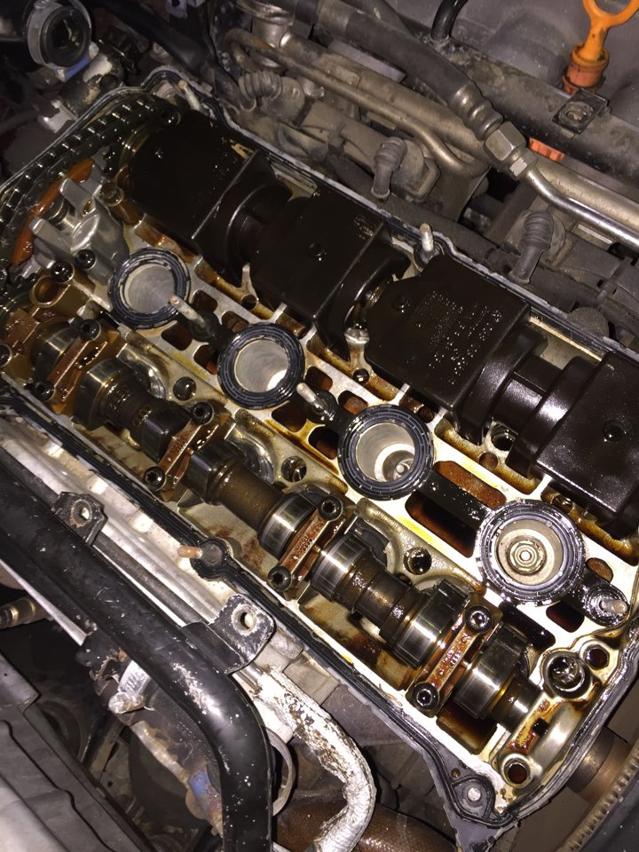 Грм и натяжитель цепи — Audi A4 (B5), 1,8 л, 2000 года | плановое ТО ...