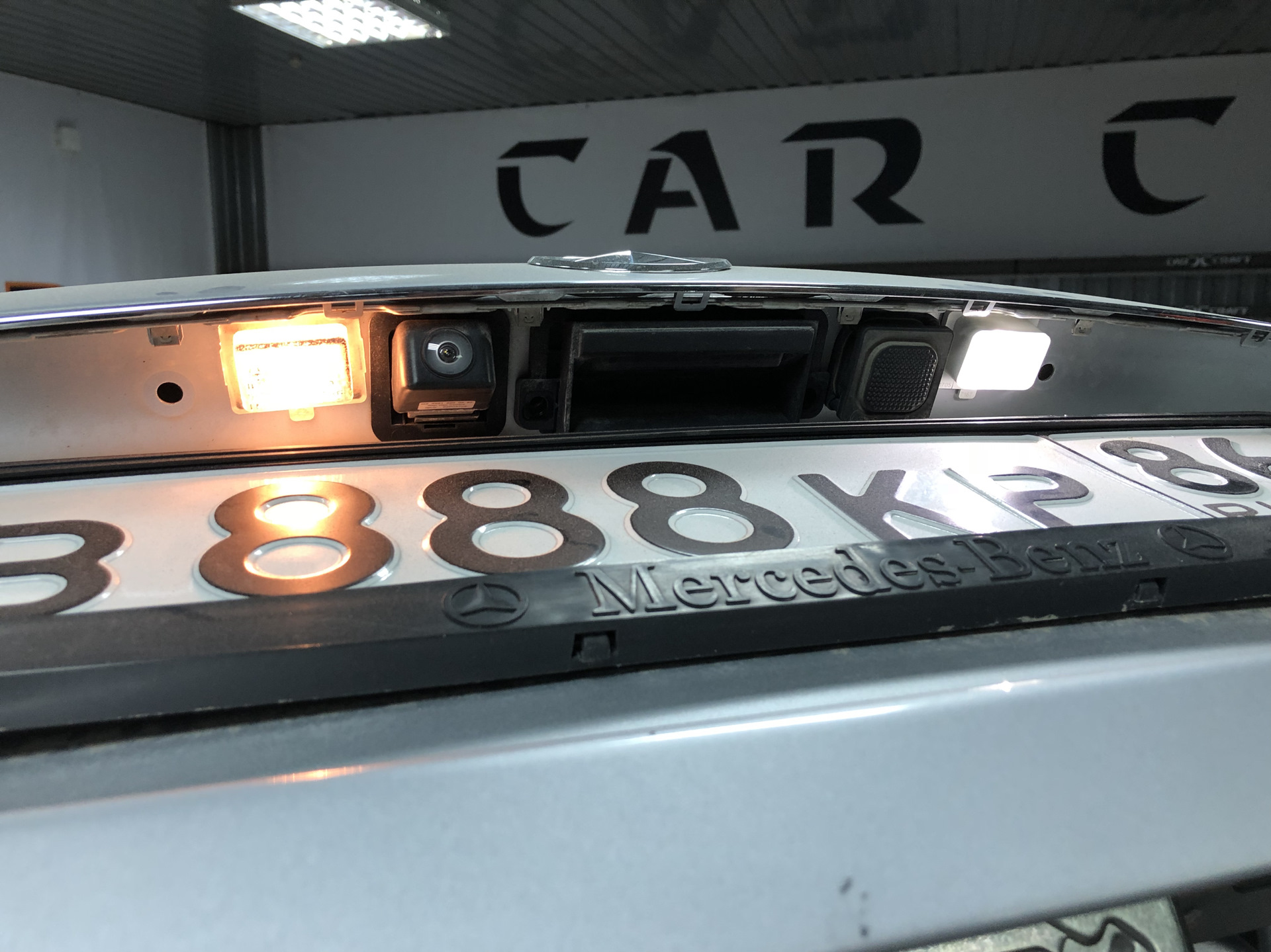 LED подсветка заднего Номера — Mercedes-Benz S-Class (W221), 5,5 л ...