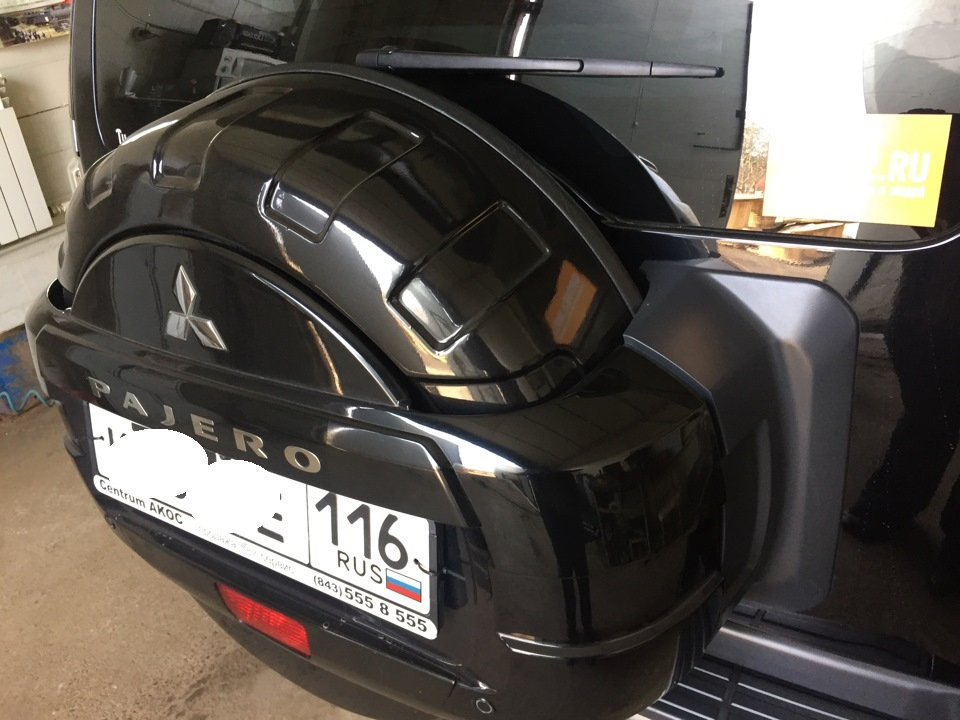 Бокс запасного колеса — Mitsubishi Pajero (4G), 3 л, 2011 года ...
