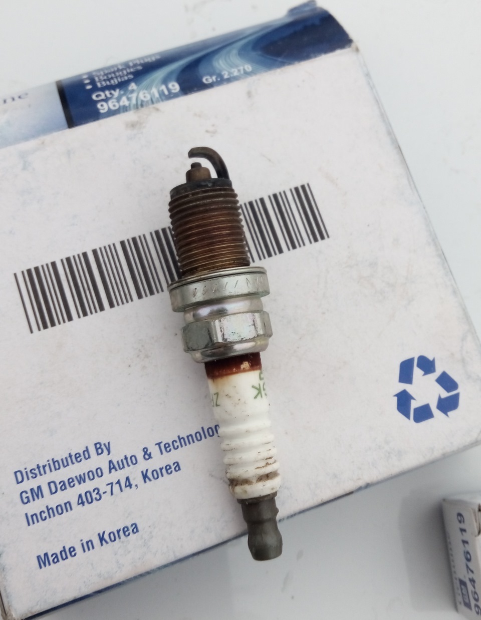 96476119 Свеча зажигания GM | Запчасти на DRIVE2
