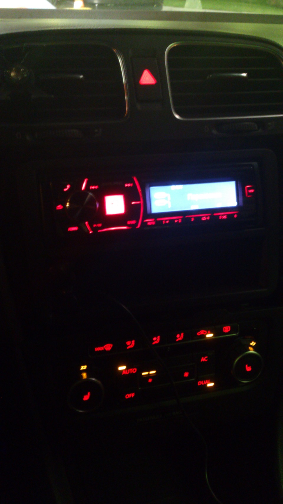 ГУ Alpine IDE-178BT — Volkswagen Golf GTI Mk6, 2 л, 2009 года ...