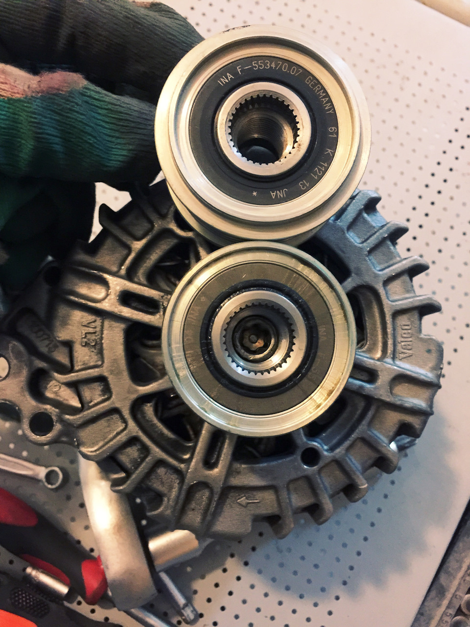 045903119A Шкив свободного хода генератора VAG | Запчасти на DRIVE2