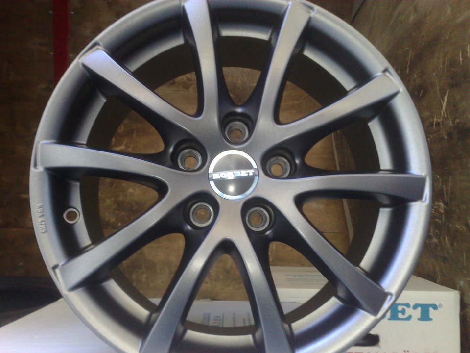 Borbet LV5 R16 mistral anthrazit matt (Шинбург) — собираю новые тапки ...