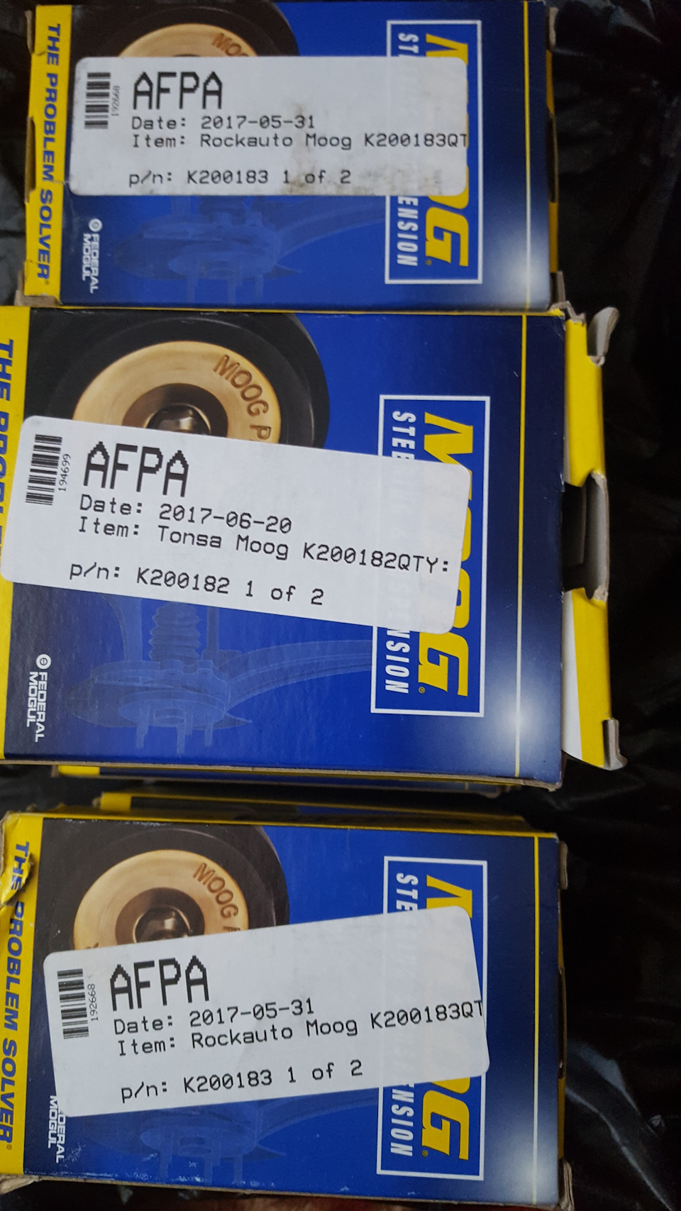 K200182 Сайлентблок нижнего рычага передней подвески задний MOOG ...