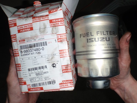 8980374800 Фильтр топливный Isuzu | Запчасти на DRIVE2