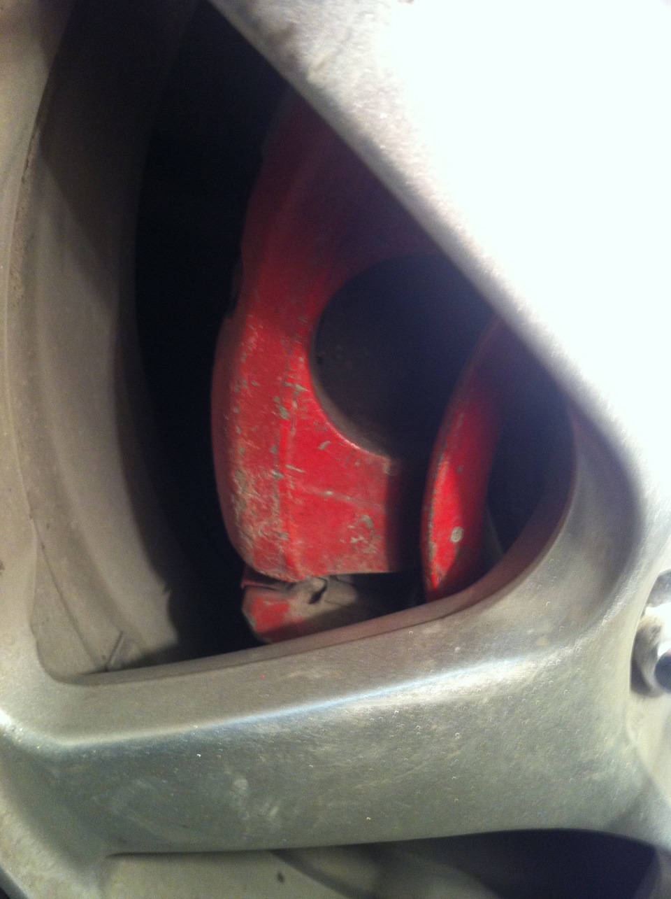 Перекраска суппортов — Honda Torneo, 2 л, 2000 года | колёсные диски ...