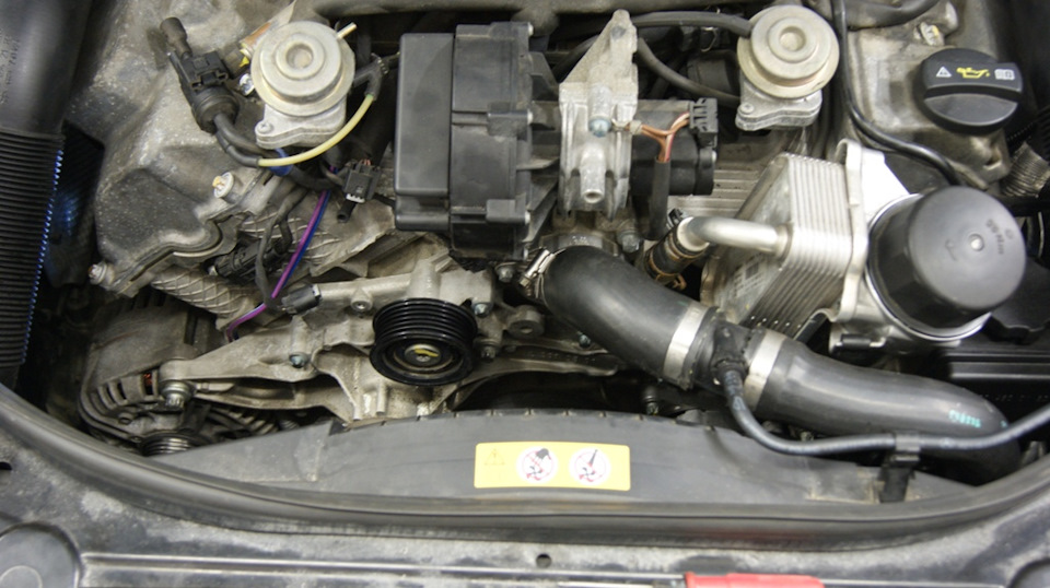 Замена помпы — Mercedes-Benz E-Class (W211), 5 л, 2004 года | своими ...