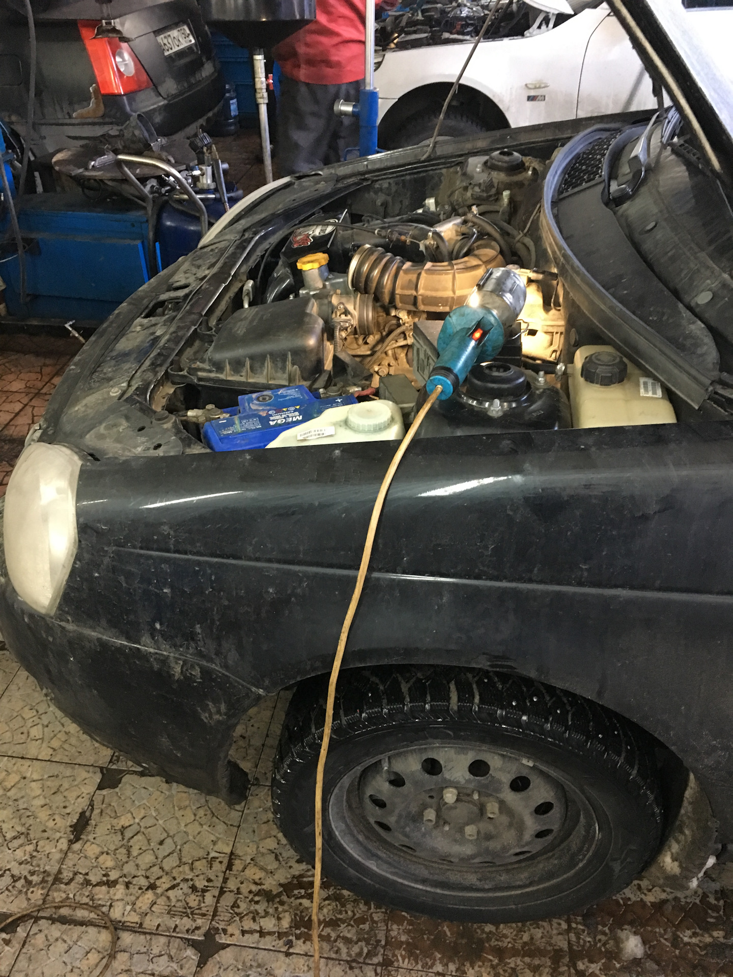 Задний сальник коленвала, выжимной подшипник. — Lada Приора хэтчбек, 1 ...