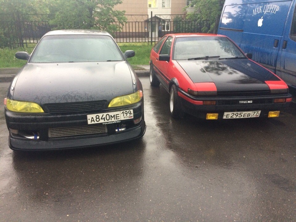 Пятница, 2 любимые души, просто так — Toyota Sprinter Trueno (85), 1,6 ...