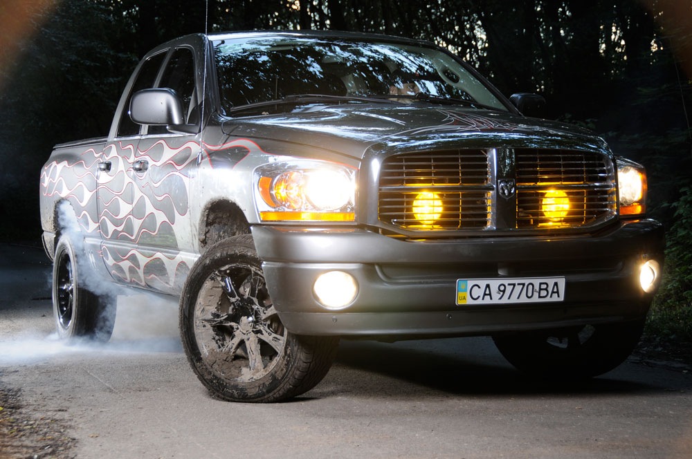 Burnout на Dodge Ram — Dodge Ram, 5,7 л, 2006 года | другое | DRIVE2