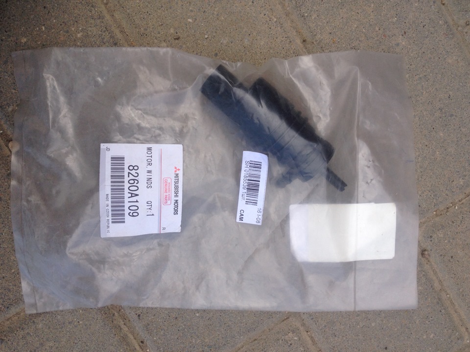 8260A109 МОТОРЧИК ОМЫВАТЕЛЯ ЛОБОВОГО СТЕКЛА LANCER CY1A (06-…), LANCER ...