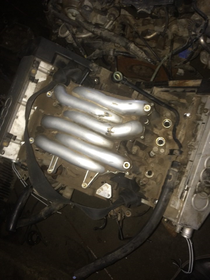 Замена двигателя с ABC на AAH — Audi 100 (C4), 2,6 л, 1993 года ...