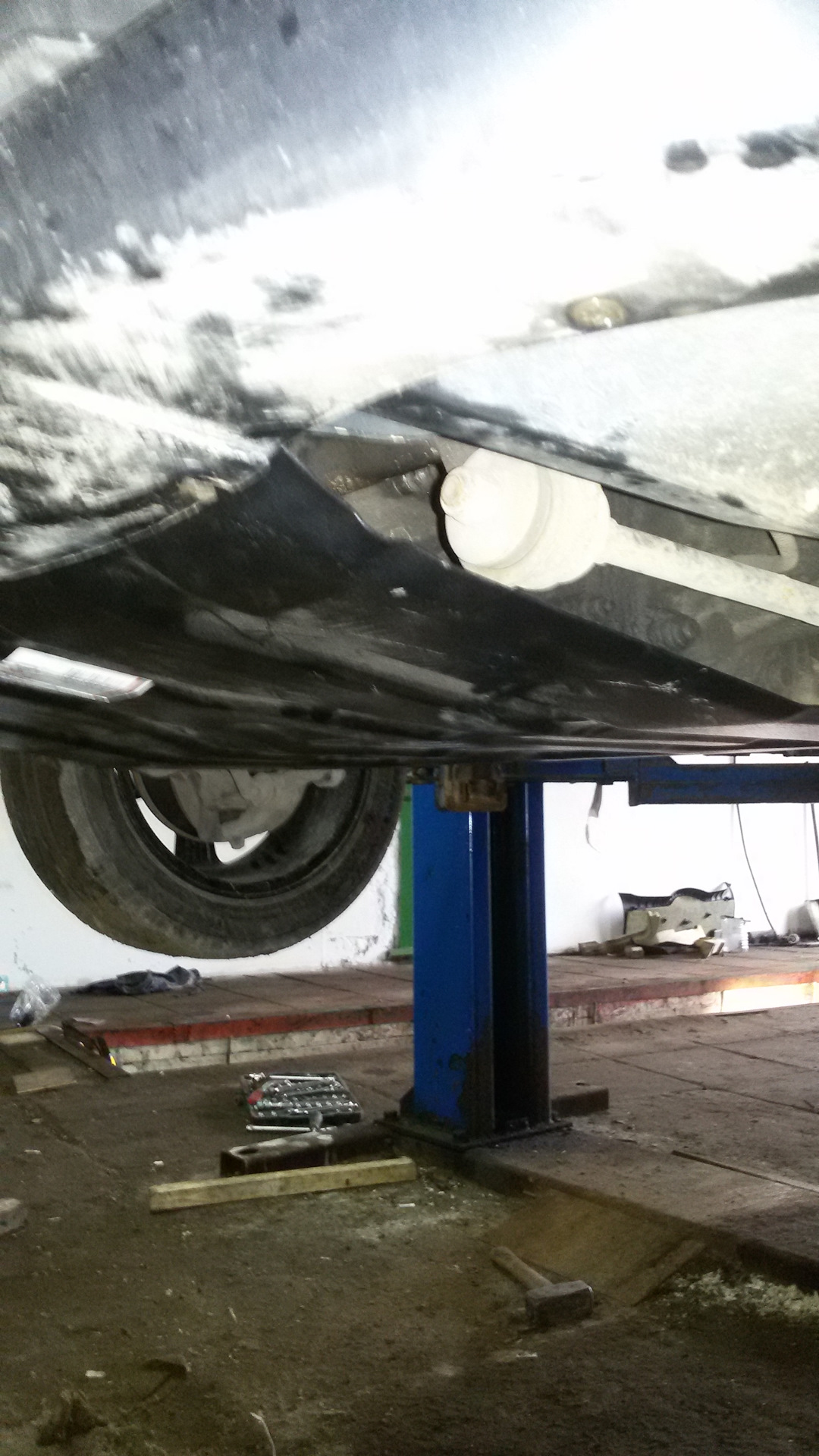 Установил защиту картера — Lada Приора седан, 1,6 л, 2008 года | визит ...