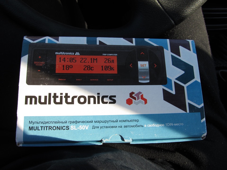 Бортовой компьютер Multitronics SL-50V — ЗАЗ Sens, 1,3 л, 2013 года | электроника | DRIVE2