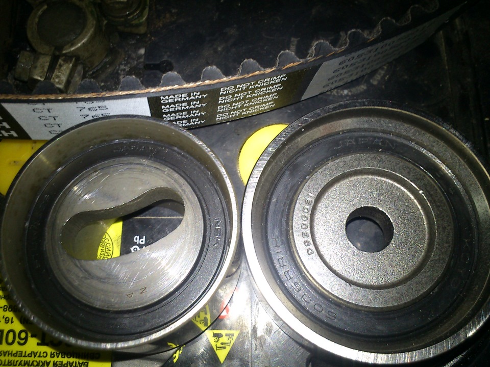 Замена ремня, роликов и сальника коленвала — Mazda 626 III (GD), 2 л ...