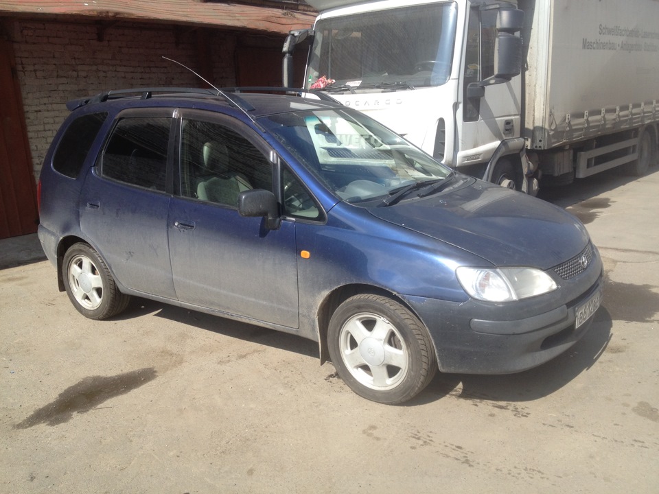 Небольшое ТО и поменял колеса на летние. — Toyota Corolla Spacio (E110), 1,6 л, 1997 года ...