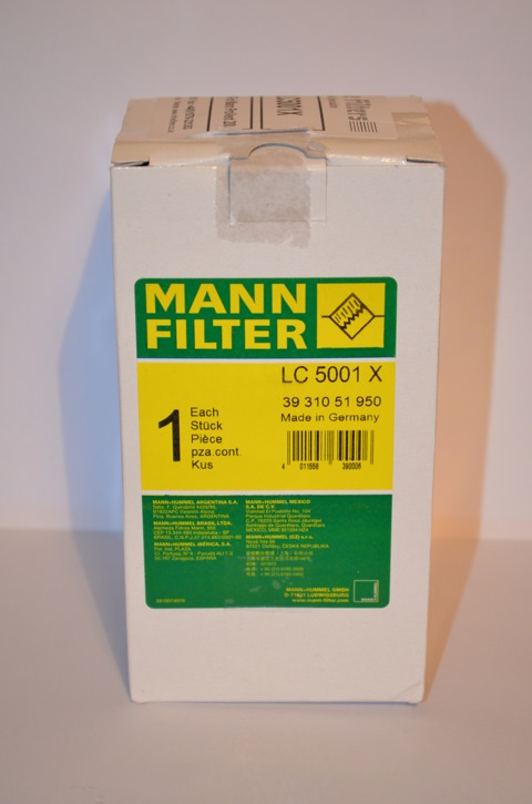 LC5001X Элемент вентиляции картерных газов MANN FILTER | Запчасти на DRIVE2