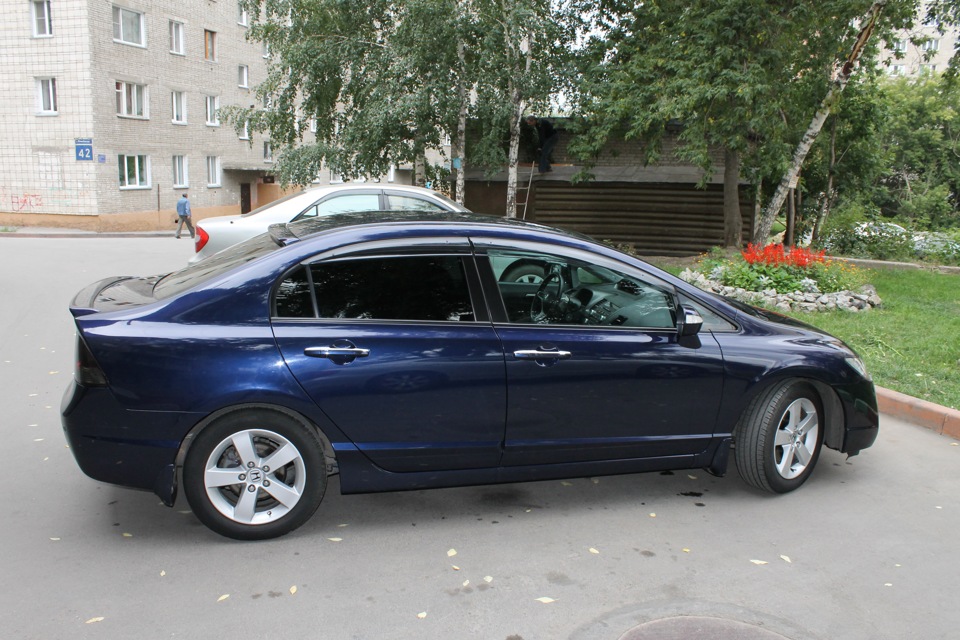 Спойлер лезвие — Honda Civic 4D (8G), 1,8 л, 2008 года | стайлинг | DRIVE2