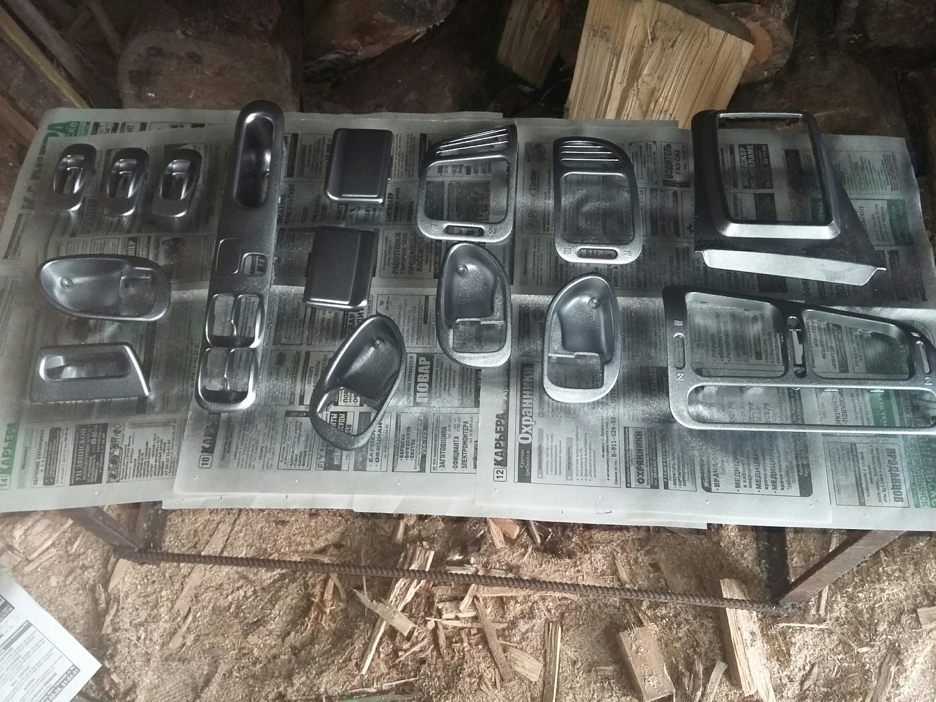 Покраска мелочи — Mitsubishi Galant (7G), 2 л, 1993 года | своими ...