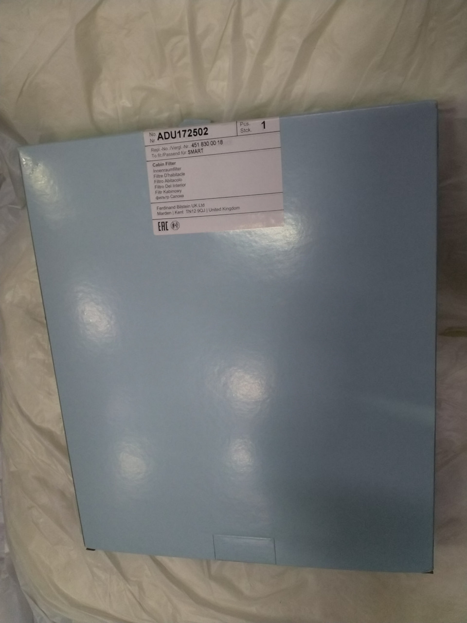 A4518300018 Картридж фильтра воздушного кондицицонер Mercedes ...