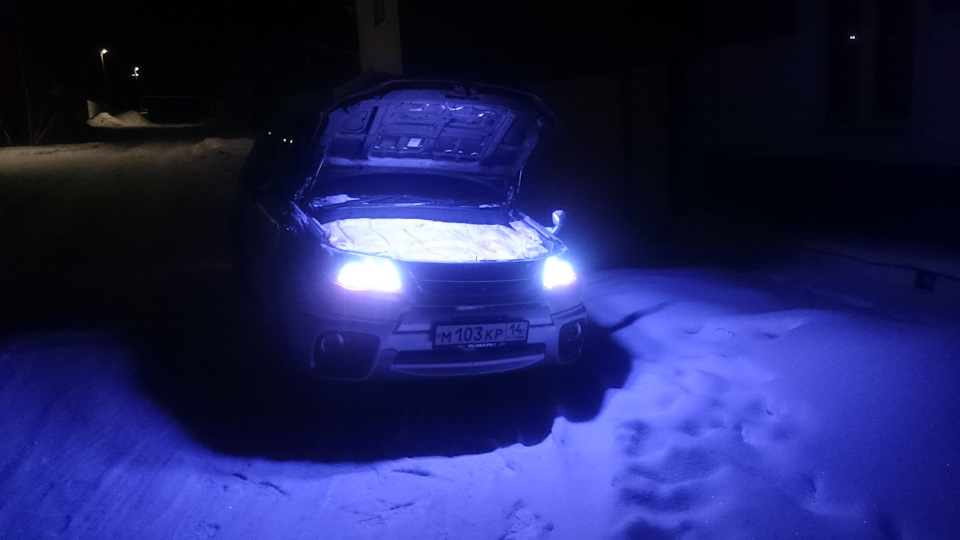 Подсветка подкапотного пространства — Subaru Forester (SH), 2 л, 2008 ...