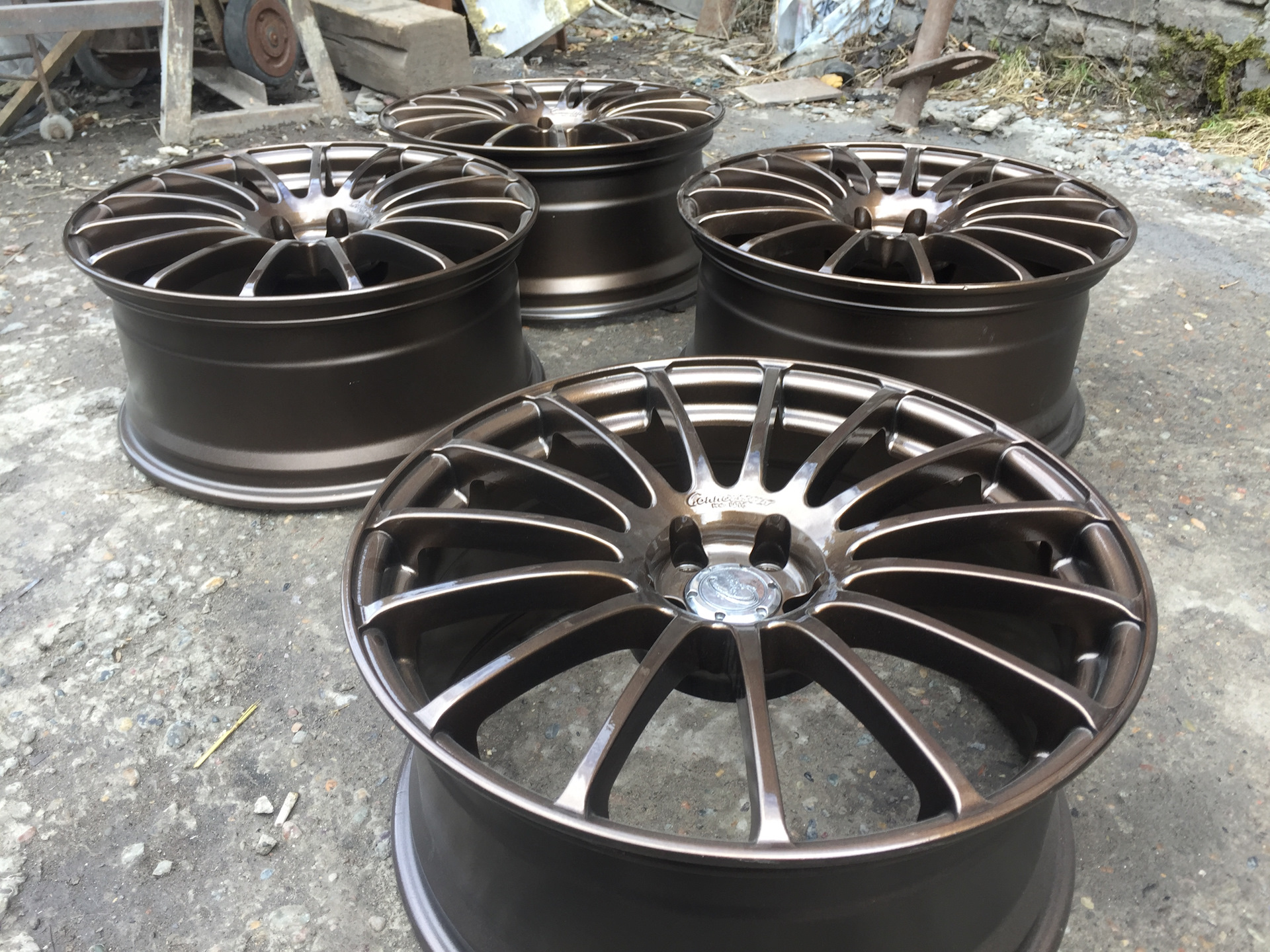 Yokohama Connoisseur R19 8.5 jj et 38. Part2. Покраска — Subaru Legacy ...