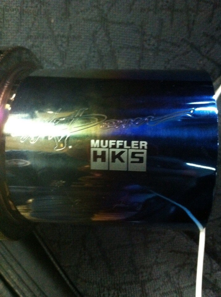 Установка Глушителя HKS Hi Power Muffler — Lada 2114, 1,5 л, 2004 года ...