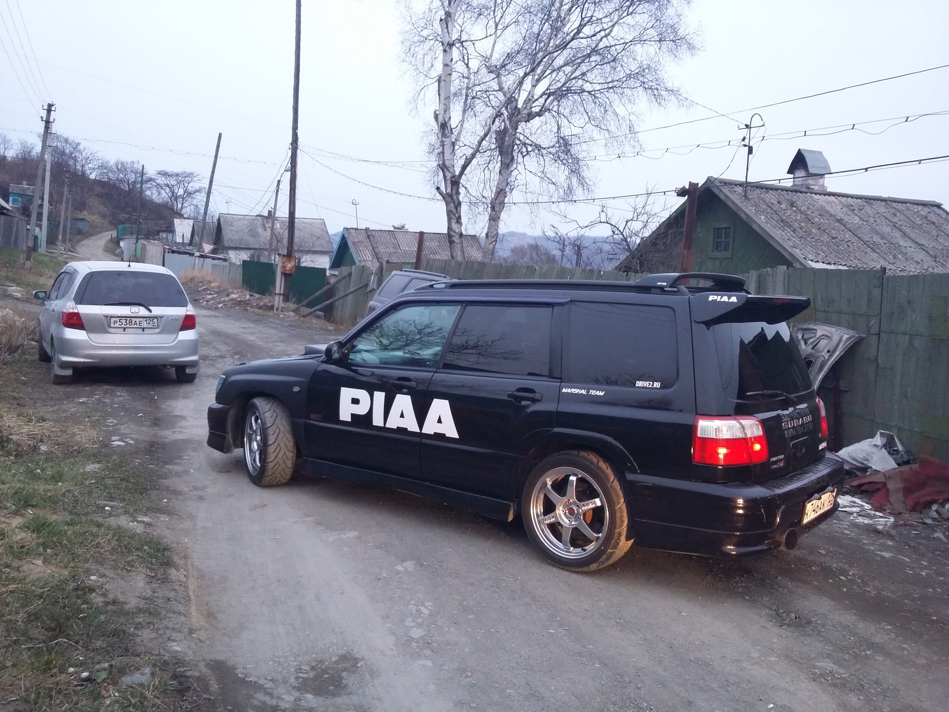 PIAA corporation & MARSHAL firendships — Subaru Forester (SF), 2 л ...