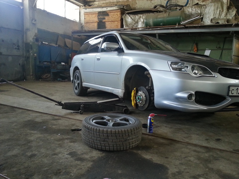 суппорта с 911 996 Gt3 — Subaru B4 Bl 2 л 2003 года тюнинг Drive2