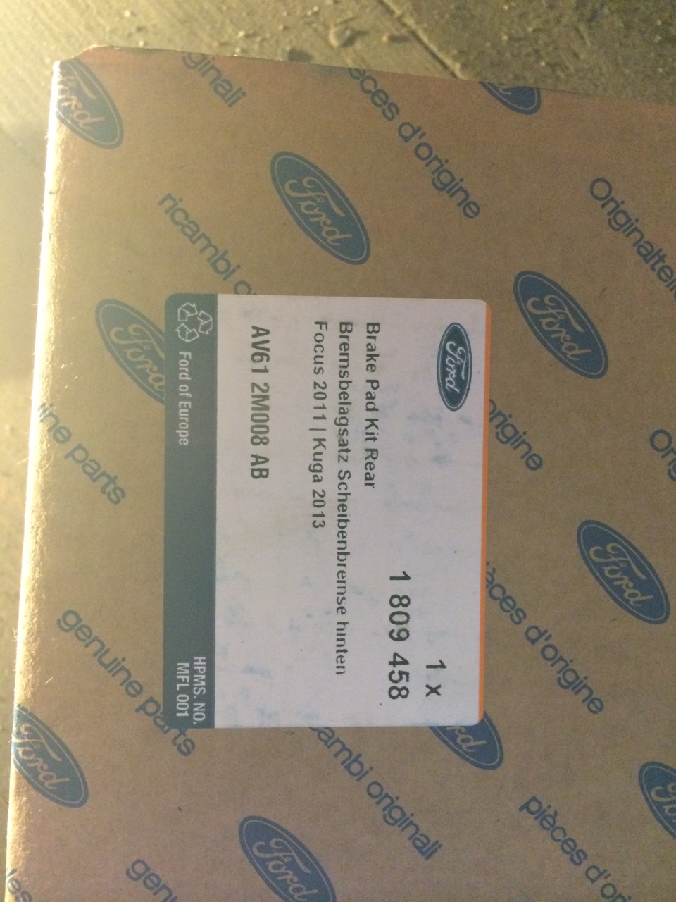 Тормозульки! — Ford Kuga (2G), 1,6 л, 2013 года | своими руками | DRIVE2