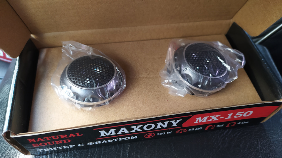 Новые пищалки (твитеры) — Lada 21124, 1,6 л, 2005 года | автозвук | DRIVE2