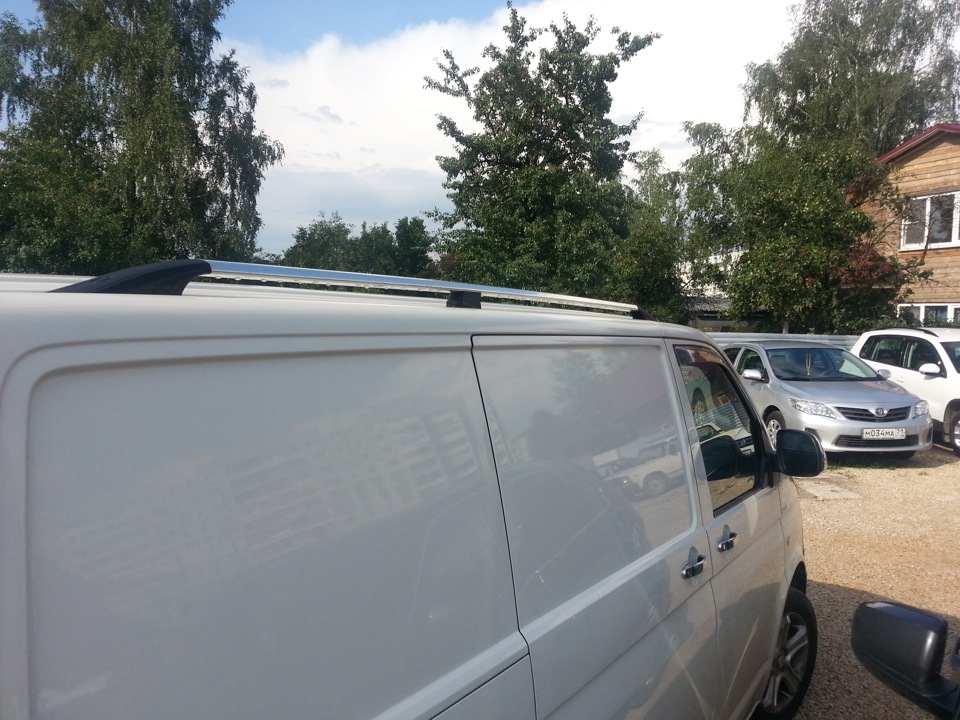 РЕЙЛИНГИ — Volkswagen Transporter T5, 2,5 л, 2008 года | тюнинг | DRIVE2