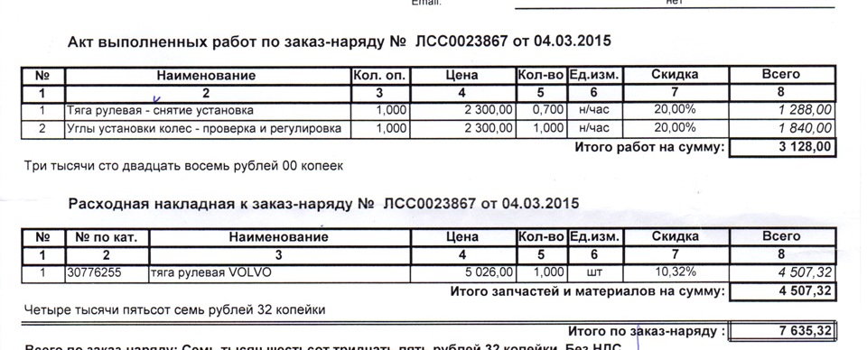 30776255 Осевой шарнир, рулевая тяга Volvo | Запчасти на DRIVE2