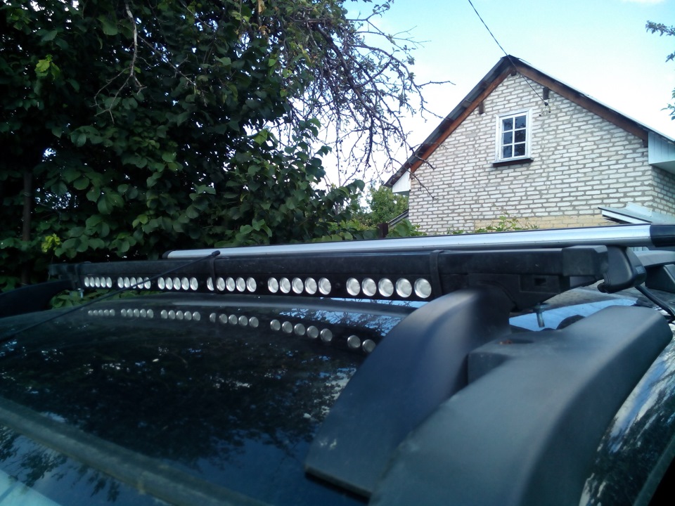 установил светодиодную балку! — Chevrolet Niva (1G), 1,7 л, 2013 года ...