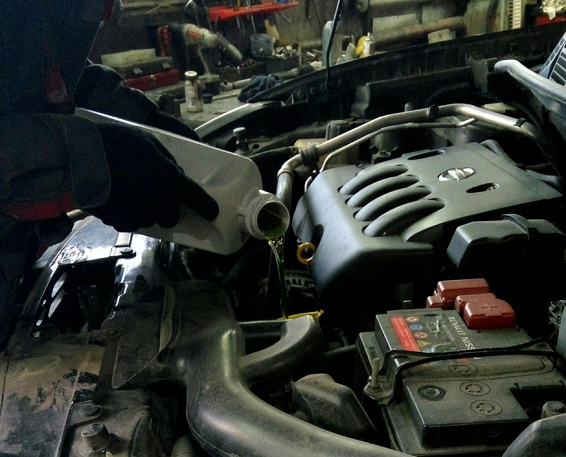 Замена масла вариатора — Nissan Qashqai (1G), 2 л, 2011 года | визит на ...