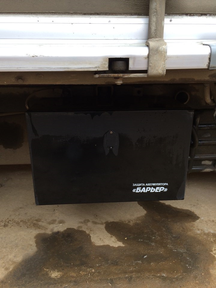 Защита аккумулятора — Hyundai Porter II (4G), 2,5 л, 2012 года | просто ...