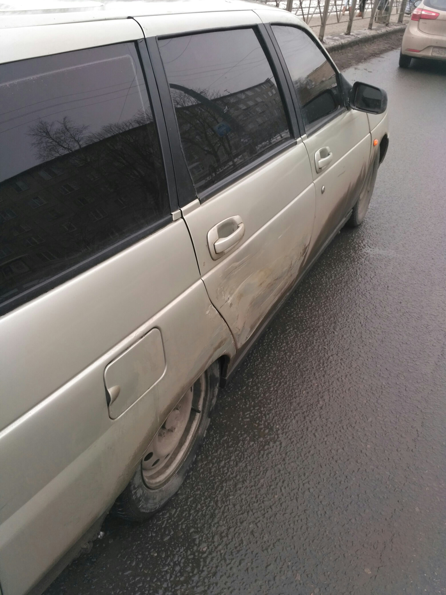 26.02.17 ДТП шка(( — Lada 21114, 1,6 л, 2006 года | ДТП | DRIVE2