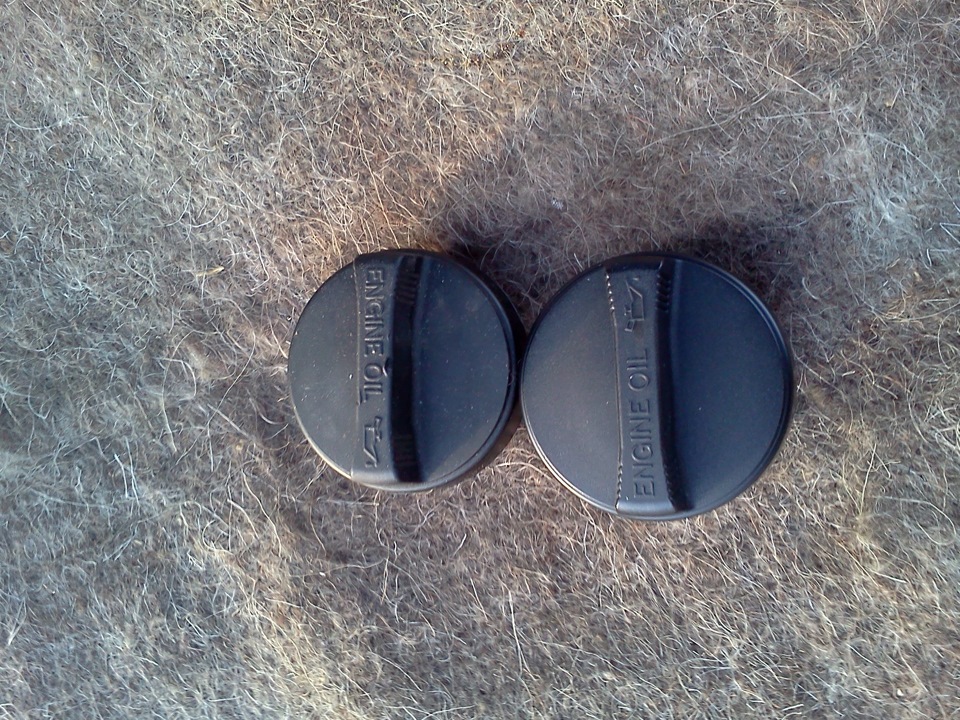 замена крышки масло заливной горловины ))) oem и ополоснулись ...